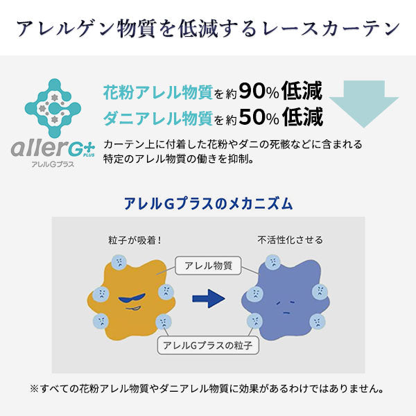 日本製 遮熱 UVカット レースカーテン 幅100cm（2枚入り） ホワイト/多機能レースカーテン|RASIK（ラシク）