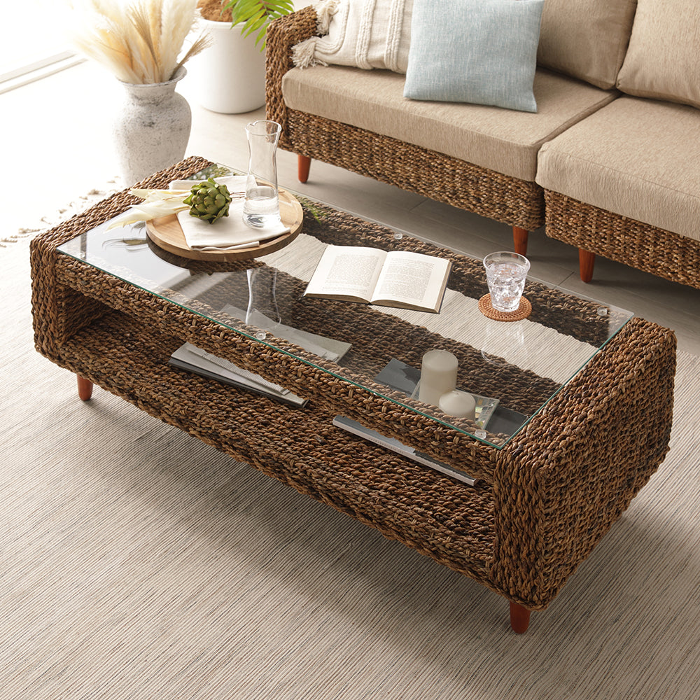 天然素材リゾートテーブル（アバカ）/アバカ素材のセンターテーブル|RASIK（ラシク）