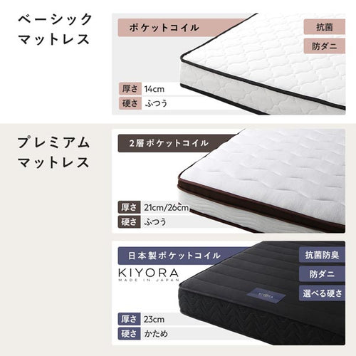 レザーベッド 『NOBILIS ノビリス』/高級感のあるベッド 高さ調整可能 – RASIK（ラシク）家具・インテリア専門店